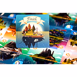 Lucky Duck Games Tranquility Board Game - Set Sail for Paradise in This Silent Cooperative Adventure! Strategy Game, Family Game for Kids and Adults, Ages 8+, 1-5 Players, 15-20 Min Playtime, Made