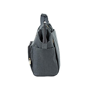 Lässig Goldie Glam Diaper Bag -Travel Backpack- Multi-Functional and Lightweight for Both Baby and Kids Care-Stylish and Durable - Anthracite