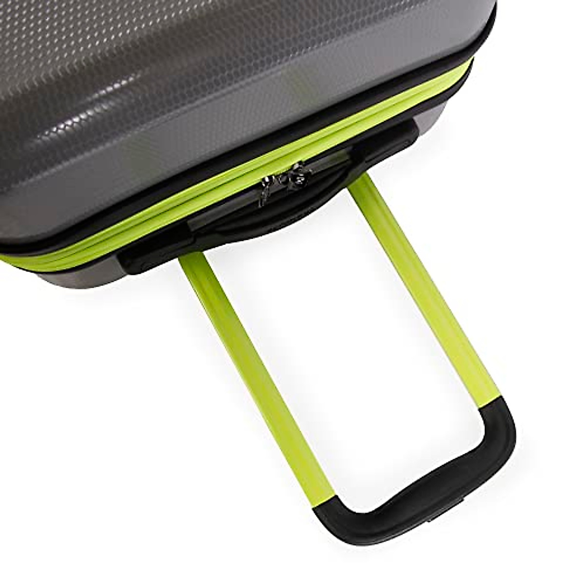 Hurley Looper Hardside Spinner Luggage, Light Grey Neon, Carry-On 21-Inch