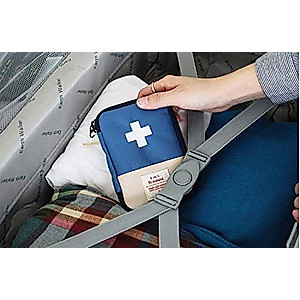 JIAKAI 2 Packs First Aid Bag,Empty First Aid Pouch,Mini Portable Medical Bag for Outdoor Camping Hiking Travel Emergency，Multifunction Emergency Medicine Storage Bag-7x5 inch