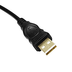 wawpi USB Cable 25 ft Gold-Plated USB 2.0 Cable - A-Male to B-Male - Printer/Scanner-25 Feet (8 Meters)