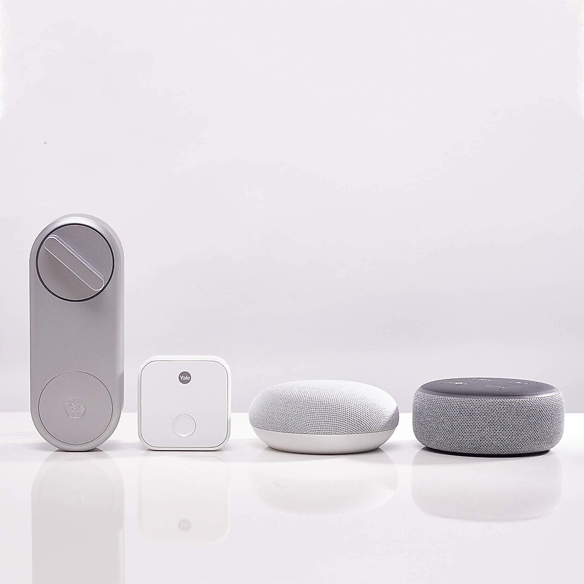 Yale 05/401G00/WH - Connect Wi-Fi Bridge - Remote Access, Voice Assistant Integration for Your Linus Yale Smart Lock.