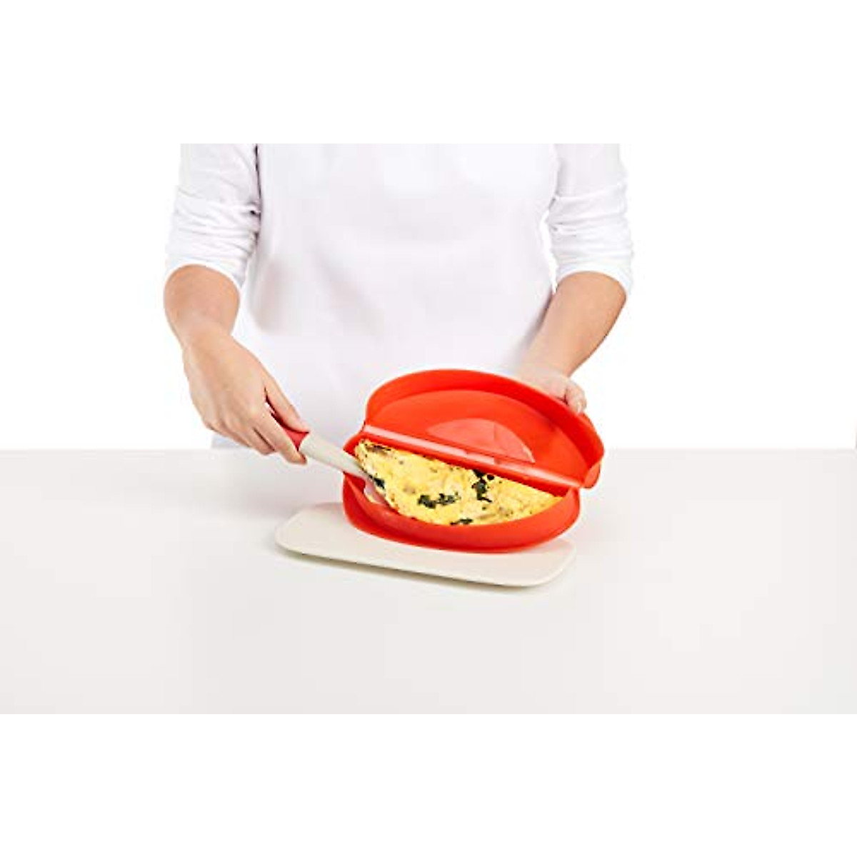Lekue Omelette Maker, Model # , Red Small