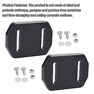 2 Pack Height Adjust Composite Skid Shoe Replaces 784-5580,784-5580-0637 for MTD 2-Stage Snow Thrower Models 1992 and After - with Bolts and Nuts