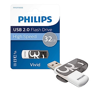 Philips Vivid Usb Flash Drive 32 Gb, 2.0 - Grey