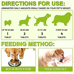 Milk Thistle for Dogs - Milk Thistle Supplement Tablets with EPA & DHA for Dogs Supports Liver Health and Kidney Function, Boosts Immune System, Dog Herbal Supplement Treats - 180 Chewable Tablets