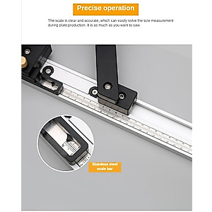 New Aluminum Alloy Table Saw Fence System，31.5/40inch Flip Modification Router Circular Saw Fence, DIY Wood Working Tools And Accessories (Size : 1000mm)