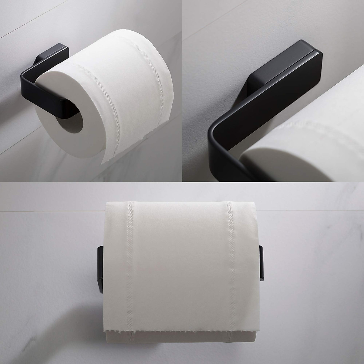 KRAUS Stelios Bathroom Toilet Paper Holder, Matte Black Finish, KEA-19929MB