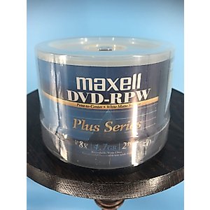 Maxell 635061 Pro Plus Series DVD-R White Inkjet Hub Printable 8X(50-PK)