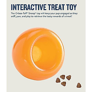 Outward Hound Snoop Interactive Treat Dispensing Dog Toy, Large, Orange