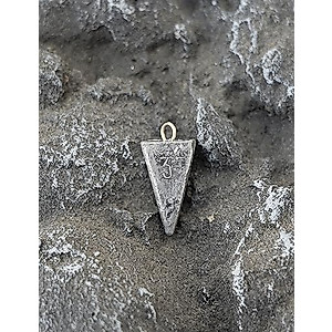 BLUEWING 2lb Box Pyramid Fishing Sinker Weights Lead Weight Saltwalter Fishing Weights for Surf Fishing, 3oz, 10 Pack