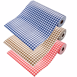 Drawer Liner, 3 Rolls 11.8in x 29.4ft Shelf Liner Cabinet Liner, Waterproof Greaseproof PE Plaid Kitchen Cabinet Liners for Shelves, Non Adhesive Shelf Liners Cut to Fit