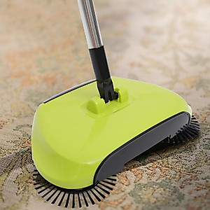 Ciieeo 3 1 Stainless Steel Handle Floor Cleaner Mop Multi-Function Cleaning Tool Lazy Broom Hand Sweeper and Pan - Mop Set Dustpan Sweep and Drag to Rotate