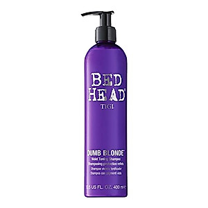 TIGI Bed Head Dumb Blonde Purple Toning Shampoo, 13.5 Ounce