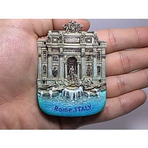 Mr_air_thai_Magnet_World Roma Fontana Di Trivi Rome Italy Resin 3D Fridge Magnet Souvenir Tourist Gift
