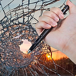 QEZEZA Gifts for Men Dad Him, 8 in 1 Multitool Pen Set, Cool Gadgets for Men Gifts, Unique Mens Gifts for Valentines Day Christmas, Black