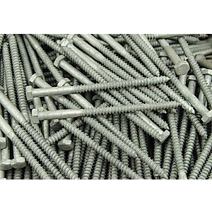 (75) Galvanized Hex Head 5/16 x 5 Lag Bolts Wood Screws