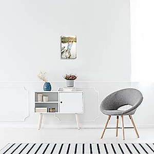 TNMGD Create Personalized Wall Art with Your Photo on Canvas - Custom Canvas Prints for Family - Personalized Canvas Pictures for Wall to Print Framed (8" X 10")