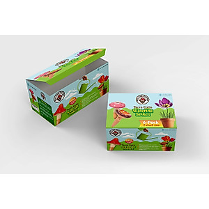 VYV Wellness LLC Self-Watering Terracotta Mushroom Planters - Automatic Plant Waterers for Potted & Hanging Plants - 6 Pack