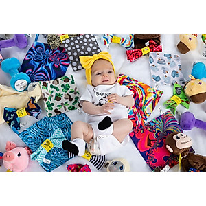 Baby Paper Original Crinkle Teether and Sensory Toy for Babies and Infants | Duckies Print | Non-Toxic, Washable | Great for Baby Showers