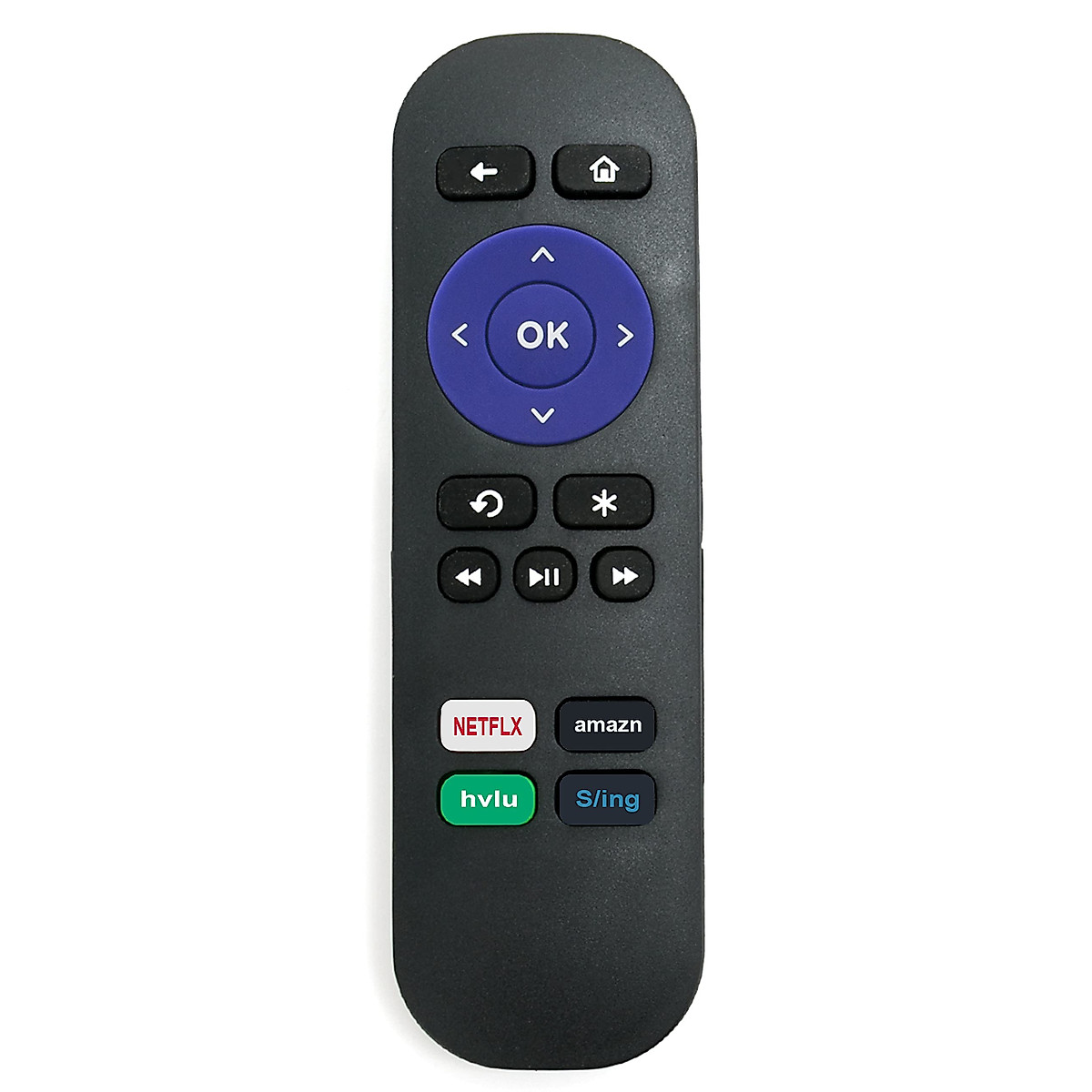 VINABTY New Replacement Remote fit for Roku 1 2 3 4 Premiere 4620XB 4620R 3900XB 3050R 3700XB 2000C 2710R 4210XB 3900R 2500R LT 2700R 2450XB 3710RW with 4 Shourtcuts Keys, for Set Top Box