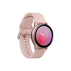SAMSUNG Galaxy Watch Active2 - IP68 Water Resistant, Aluminum Bezel, GPS, Heart Rate, Fitness Bluetooth Smartwatch - International Version (R830-40mm, Pink Gold)