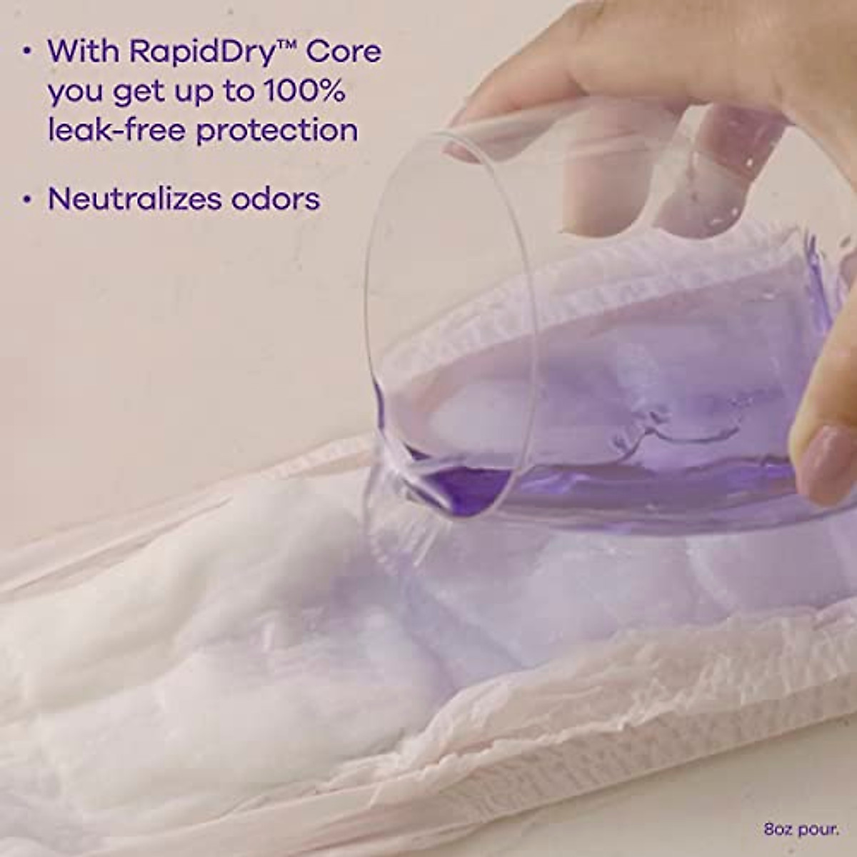 Always Discreet, Incontinence & Postpartum Underwear For Women, Classic Cut, Size Large, Maximum Absorbency, Disposable, 17 Count