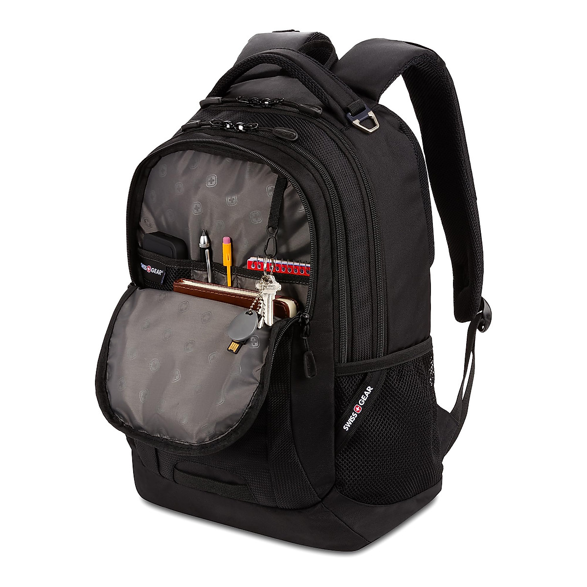 SwissGear Cecil 5505 Laptop Backpack, Black, 18-Inch