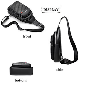 FSD.WG sling Backpack for Men Chest Bag Crossbody Shoulder Bags Travel Bag Purse for Men with Water Resistant