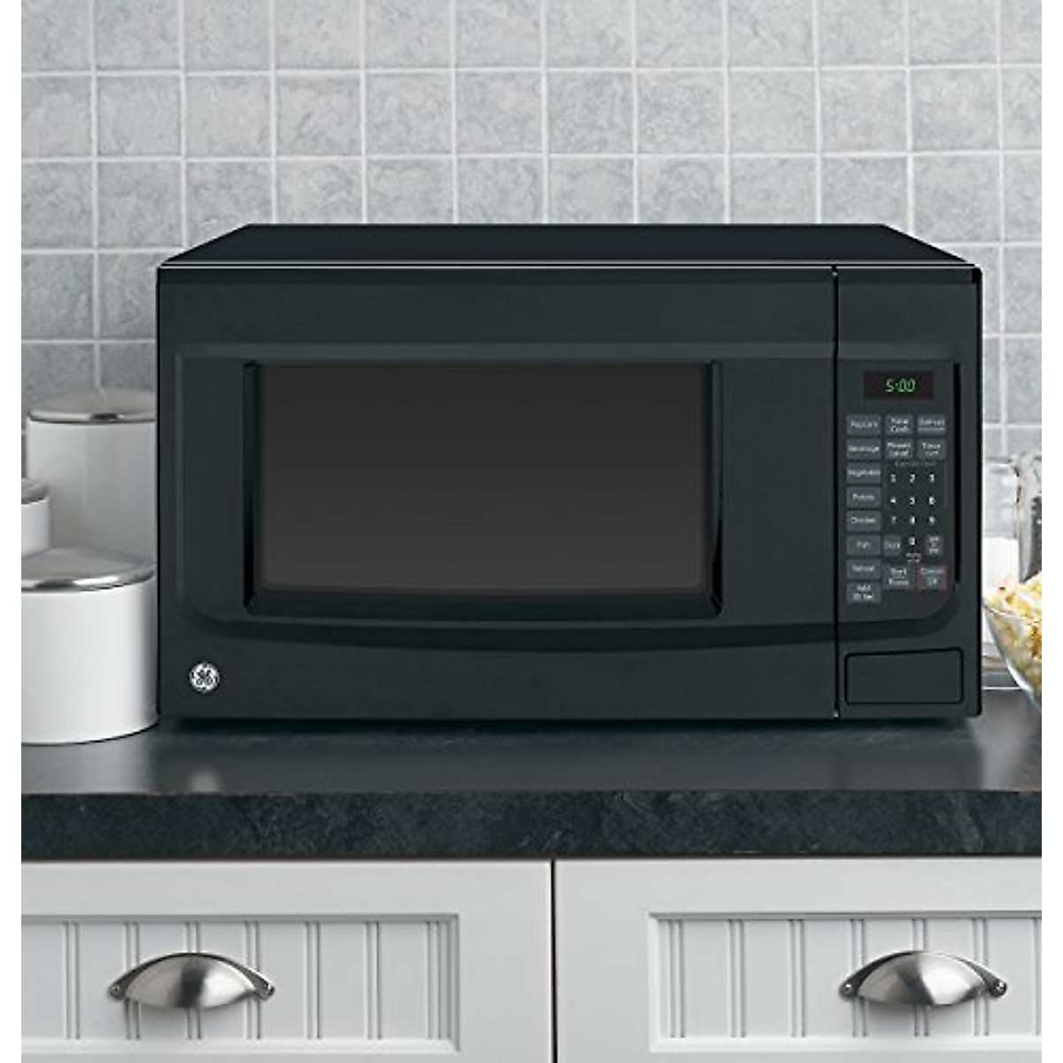 GE APPLIANCES JES1460DSBB Countertop Microwave, 1.4 cu. ft, black