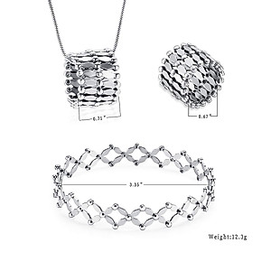 memorial jewelry Magic 3-in-1 Folding Retractable Ring Bracelet Stainless Steel Bracelet Telescopic Rings Bracelet