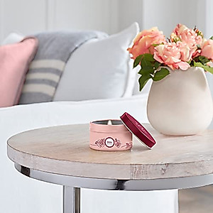 Mrs. Meyer's Soy Tin Candle, 12 Hour Burn Time, Made with Soy Wax and Essential Oils, Rose, 2.9 oz