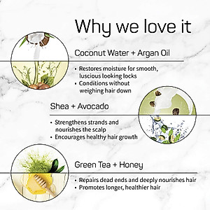 SpaLife Green Tea and Honey Repairing Hair Mask 10 count