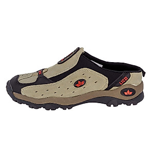 Lico Men's Low Rise Hiking Boots, Brown/Black/red, 9