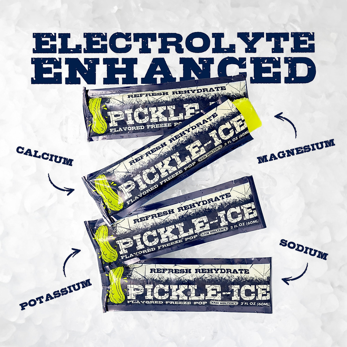 Van Holten's Pickles - Pickle-Ice Freeze Pops - 24 Pack