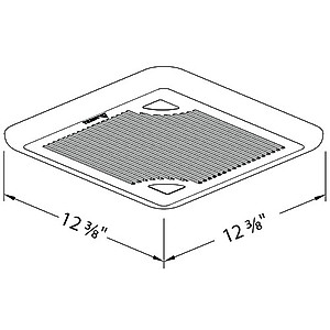 Delta BreezSignature SIG80D 80 CFM Exhaust Bath Fan with Dual Speed Control,White