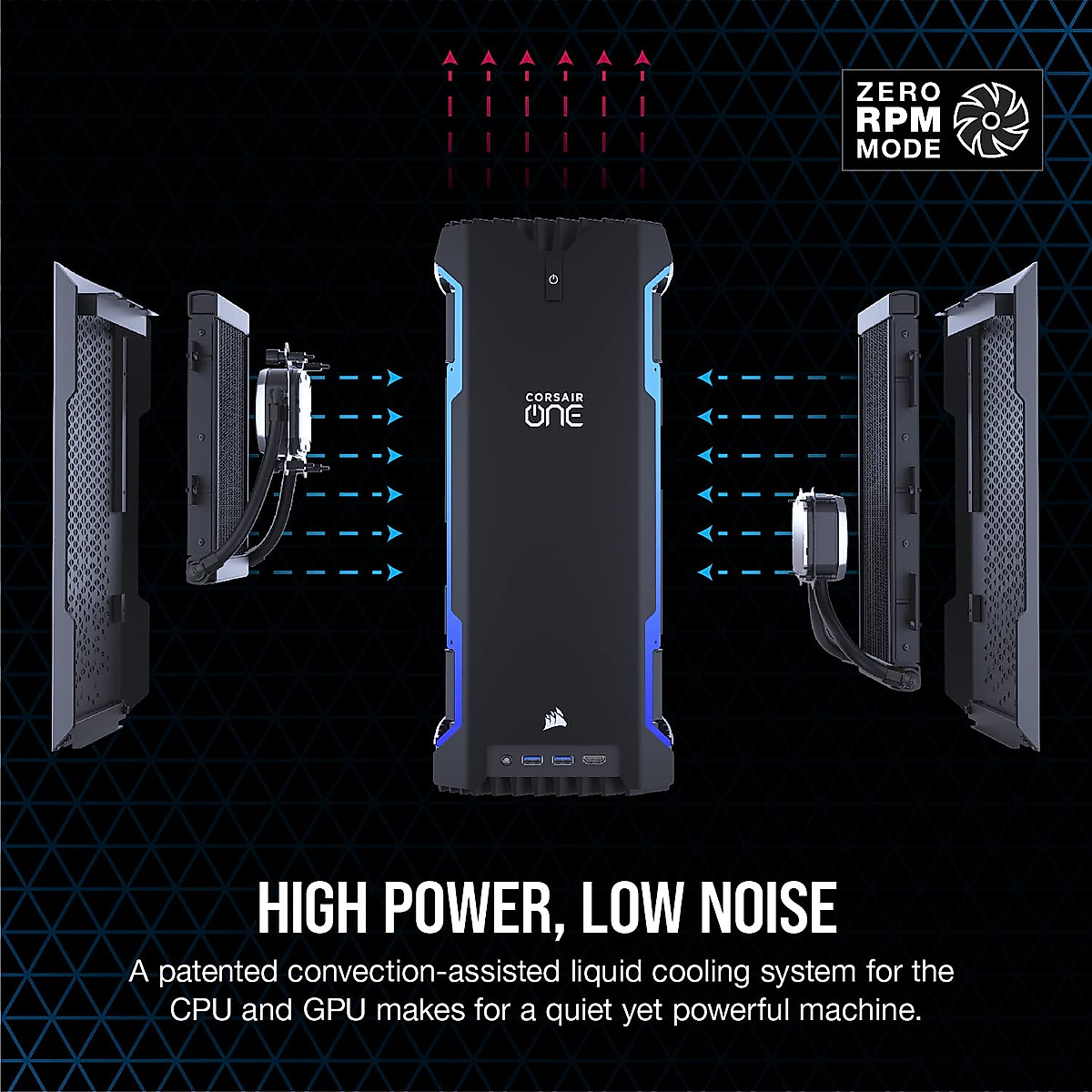 Corsair ONE i200 Compact Gaming PC - Intel® Core™ i7-11700K CPU - NVIDIA® GeForce RTX™ 3080 Graphics - 32GB Vengeance LPX DDR4 Memory - Thunderbolt 3™,Windows 10 Home