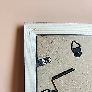 KELE MODEL 4x4 Picture Frames RED Solid Wood Frame, Plastic Panel (Film Needs to be Removed) Table or Wall.Front Window Opening 3.5x3.5 inch.