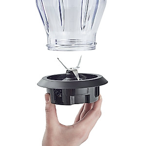 Braun JB7200 PureMix Power Countertop Blender With Plastic Jug, 56 fl. oz, Black