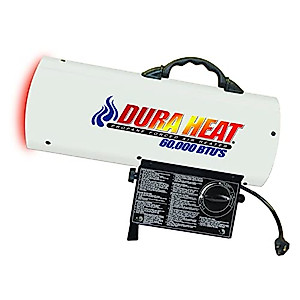 Dura Heat GFA60A 30K-60K BTU's Propane(LP) Forced Air Heater , White