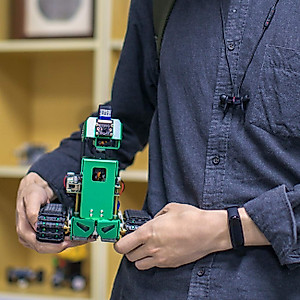 Yahboom Jetson Nano Robot Kit AI Smart Robotic Car Tank Chassis for Adults 3DOF Camera STEM Programmable Electronics Science Project Autopilot (Jetbot Without Jetson Nano)