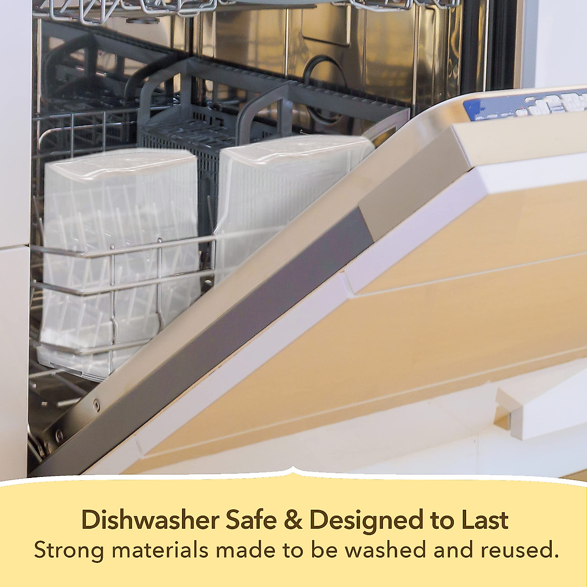 Cereal Container Storage Set - 4 Piece Airtight Food Storage Containers. BPA Free Dispenser Storage Container Set with Free Labels & Pen - by Simple Gourmet…