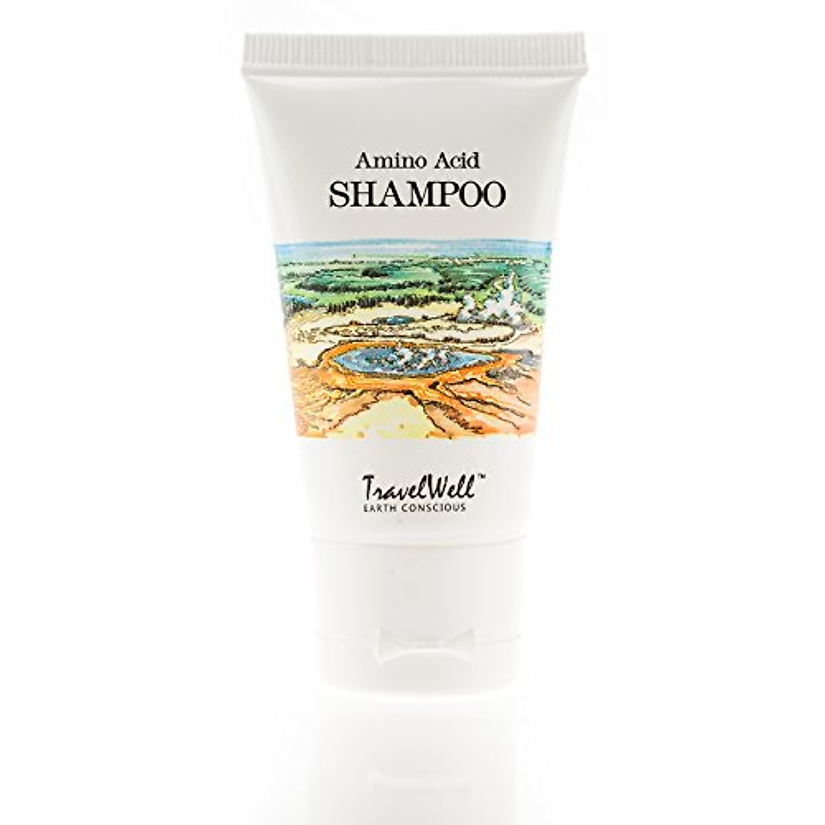Travel Well Landscape Series Hotel Toiletries Amenities Travel Size Guest Shampoo 1.0 Fl Oz/30ml, Individually Wrapped 50 Tubes per Box
