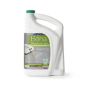 iRobot Braava Jet Hard Surface Cleaning Solution, Compatible with All Braava Robot Mops - Bona, Clear