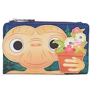 Loungefly ET Flowers Pot Flap Wallet Et One Size