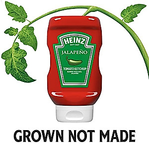 Heinz Jalapeno Tomato Ketchup Blended with Jalapeno (14 oz Bottle)