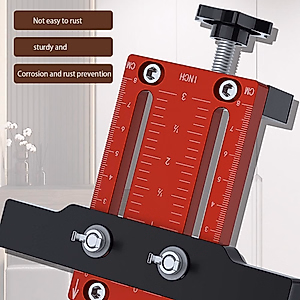 Adjustable Cabinet Door Installation Positioner,Aluminum Alloy Cabinet Hardware Jig,Versatile Hardware Jig High Protective Woodworking Tool for Effortless Alignment,Cabinet Door Mount Locator