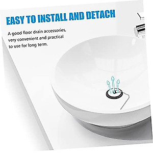 PAMINGONO 2pcs Pool Stopper Kitchen Sink Stopper Sink Drain Stopper Kitchen Drains Stopper Sink Sealing Tub Plug Bathtub Drain Stoppers Bathroom Sink Strainer Tub Stopper Black Rubber