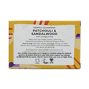 Alter Native Natural Patchouli & Sandalwood Glycerine Shampoo Bar 3.15oz
