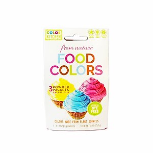 ColorKitchen Food Coloring (3 Colors) – Plant-based Colors | Artificial Dye-free | Gluten-free | Non-GMO | Vegan | Colors for Frosting and Natural Healthy Baking | Soy free